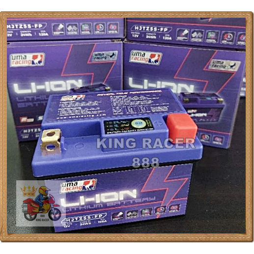 UMA RACING LITHIUM BATTERY [ YTZ5 / YTZ7S / YTX7 ] UNIVERSAL 100% ...