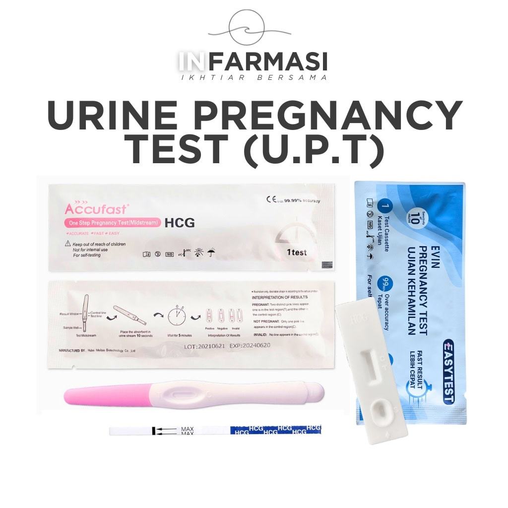 UPT Test Pregnancy Accufast Urine Strip & Midstream Kit - Pragnancy ...