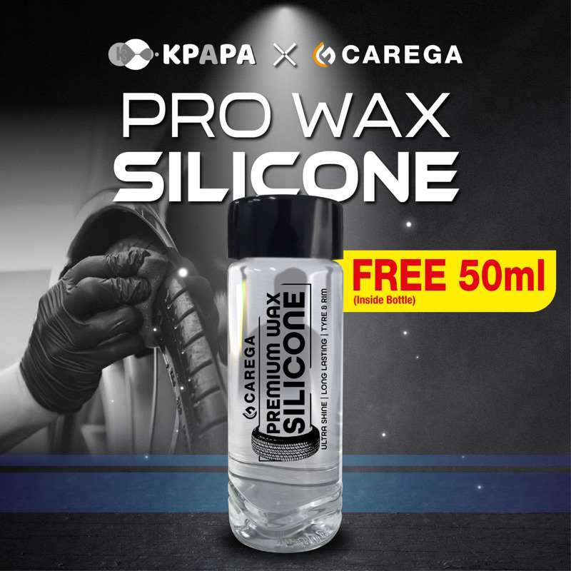 CAREGA Pure Silicone Wax Tyre Silicon Wax Tayar Wax Silicon Tyre Shine ...