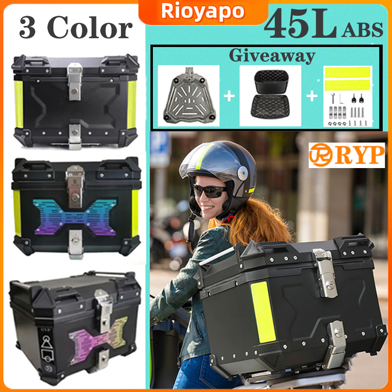 ABS Top Box 45L Box Motorcycle Box Gsb Lc135 Y15 Givi Box Motorcycle ...