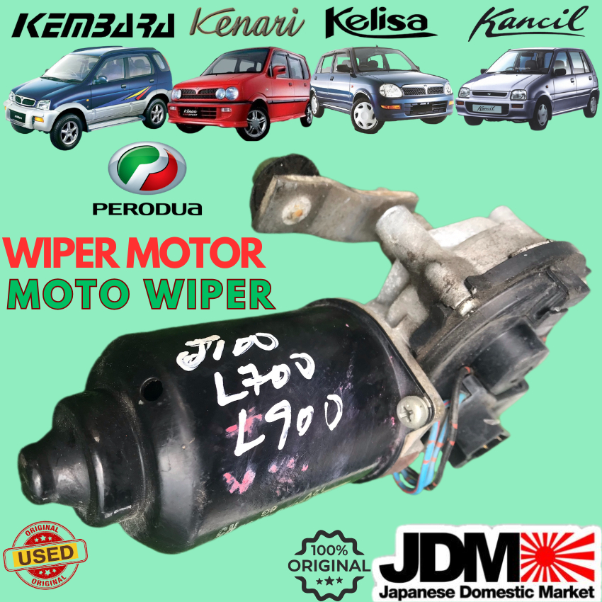 Wiper Motor Fit For PERODUA Kembara Kenari Kelisa Kancil Original Used ...
