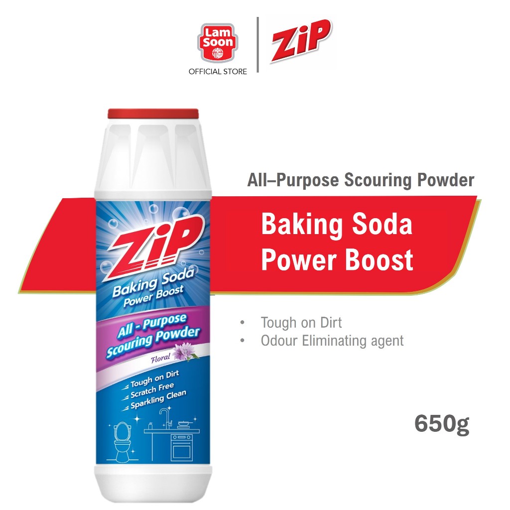 ZiP All-Purpose Scouring Powder Floral - 650g | Shopee Malaysia
