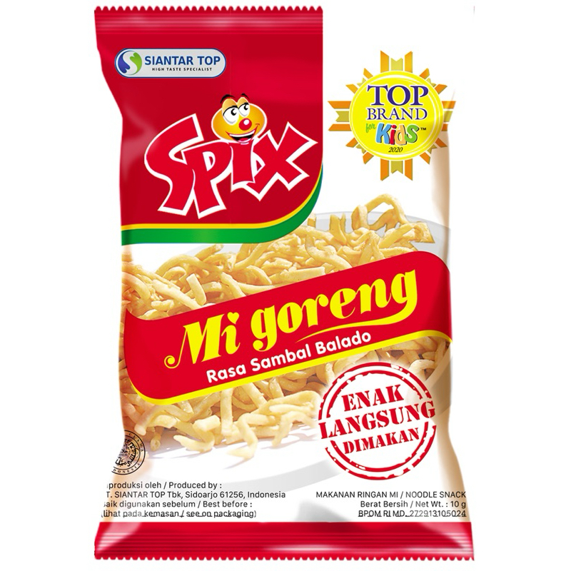 Spix mie goreng makanan jadul isi 10 pcs 1 renteng | Shopee Malaysia