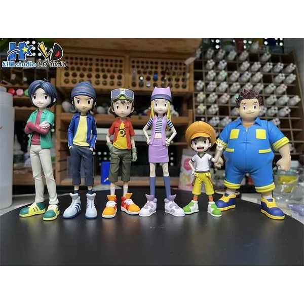 Huan Xing Studio x Lao Ding Studio - Main Characters Digimon Resin ...