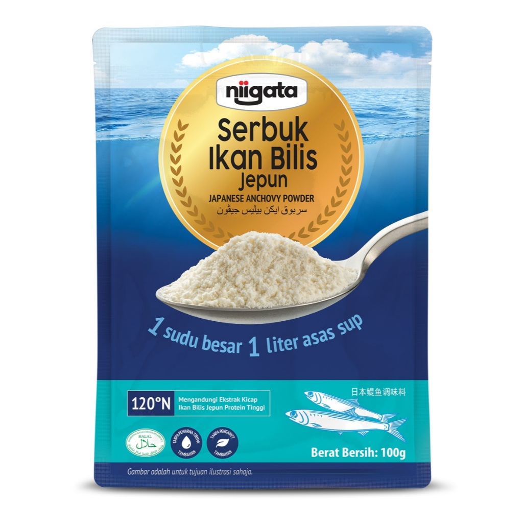 Japanese Anchovy Powder for Cooking anchovies perasa Serbuk Ikan Bilis Jepun Niigata untuk ...