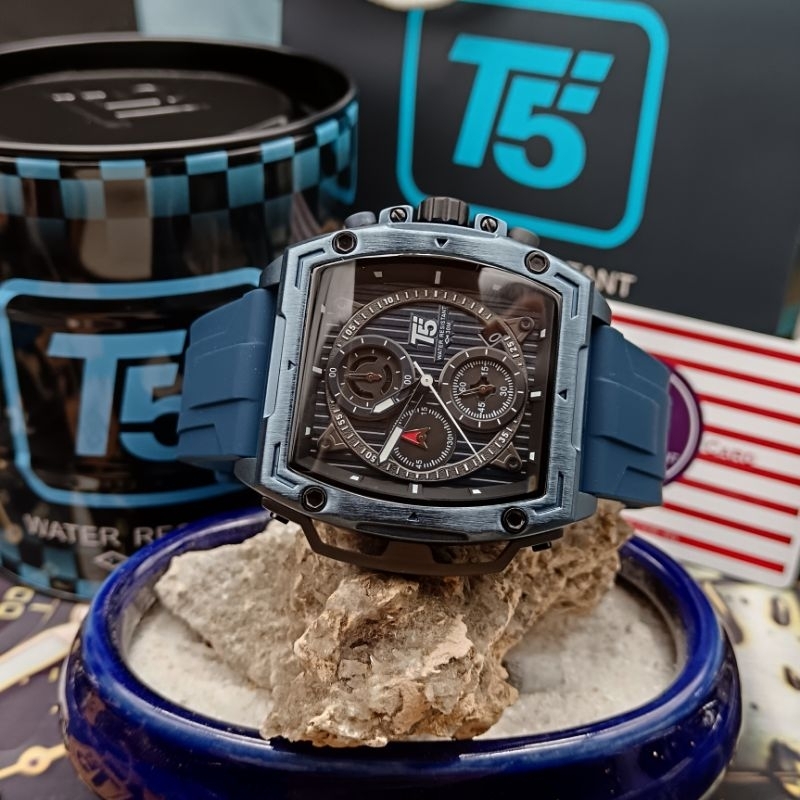 T5 WATCH ORIGINAL BRAND 30M CHRONOGRAPH RUBBER H4122 | Shopee Malaysia