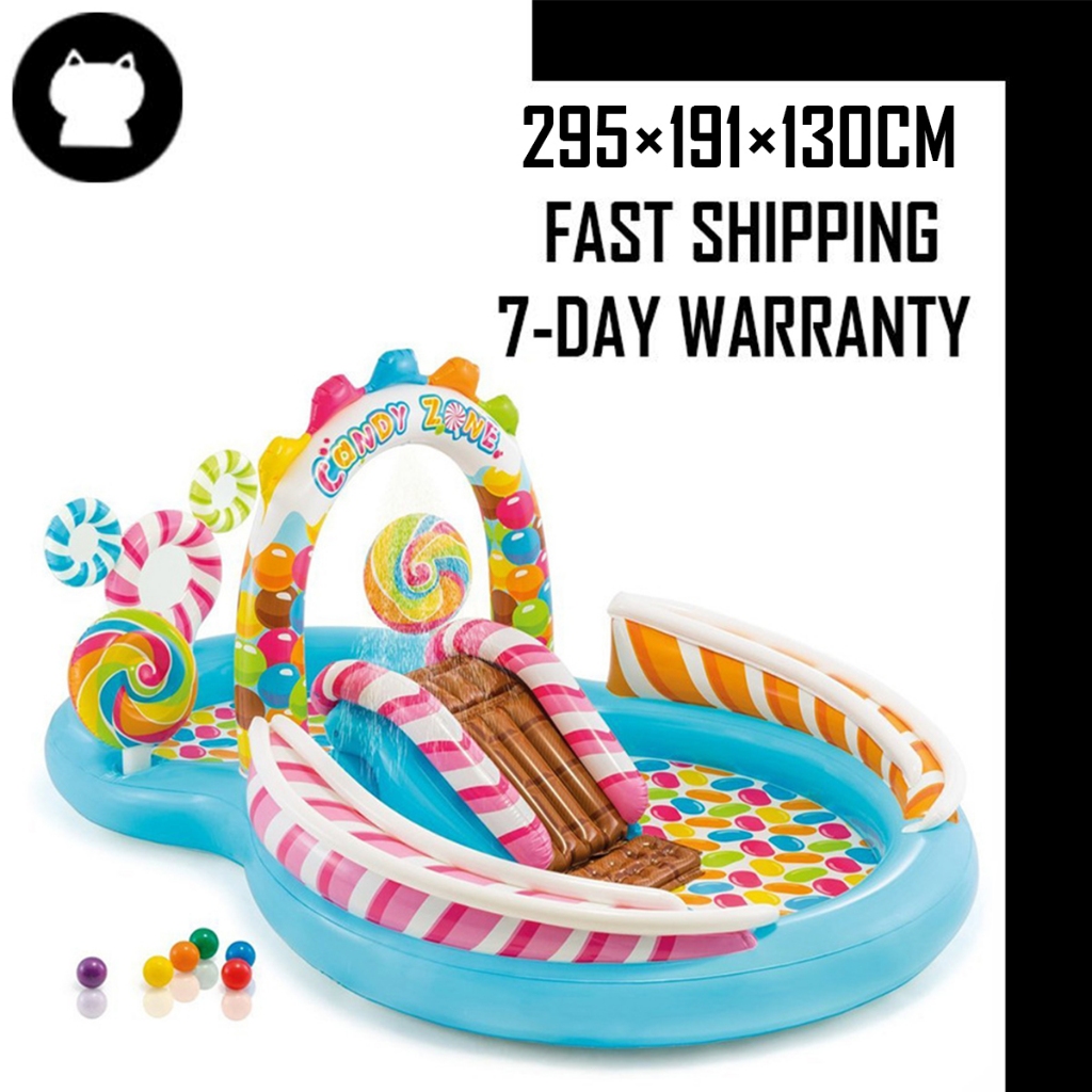 INTEX Swimming Pool inflatable Playpool Kolam Renang family pool kolam ...