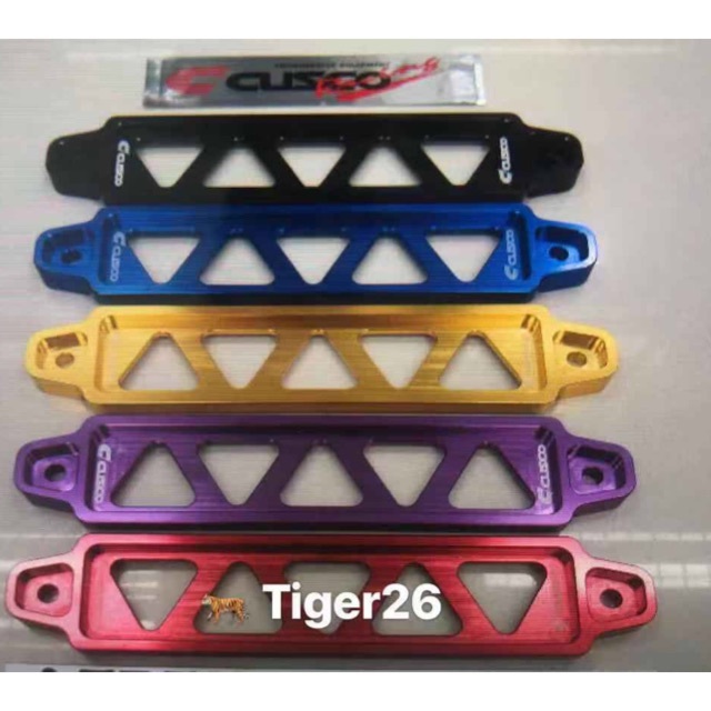 Car Battery Holder Terminal Battery Tie Down Brace Fixed Bracket Fasten Aluminum Alloy Cusco ...