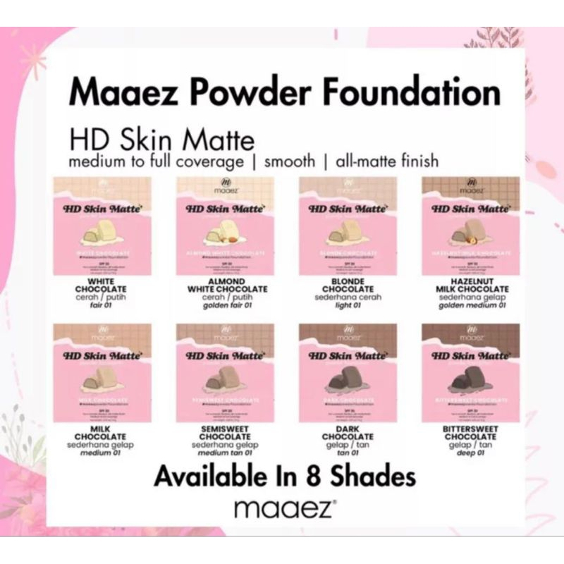 MAAEZ COSMETIC | Foundation | Compact Powder | Original HQ | Ready Stok ...