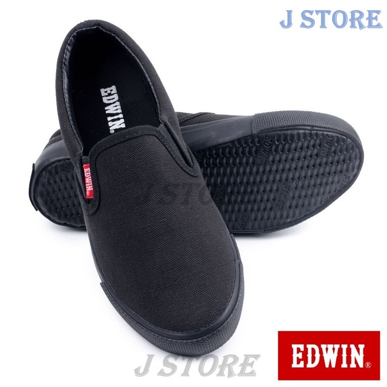 (SIZE 34 - 45) EW2399 EDWIN School Shoes / Black Shoes | Kasut Sekolah ...