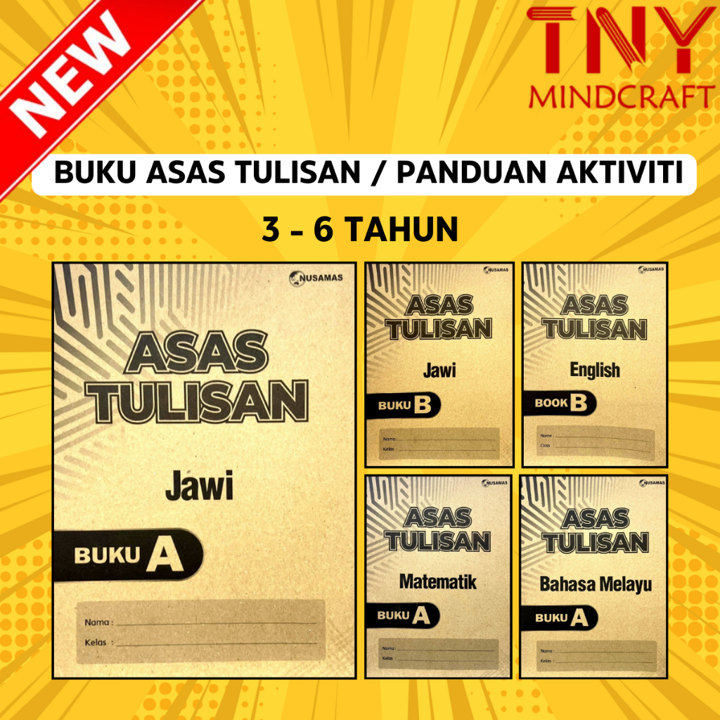 [TNY] NUSAMAS: BUKU ASAS TULISAN / Panduan & Aktiviti PRASEKOLAH【4 ...