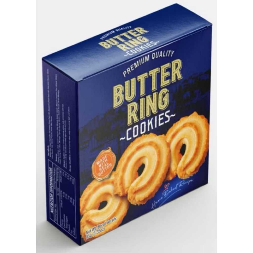 Premium Quality Butter Ring Cookies 95g | Shopee Malaysia