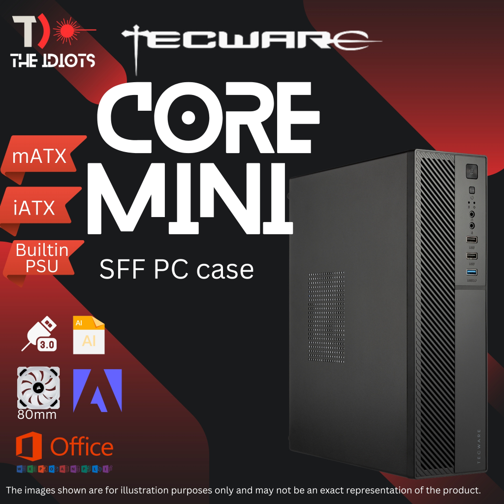 🔥 TECWARE CoreMINI SFF ITX, mATX Desktop computer Casing | Shopee Malaysia