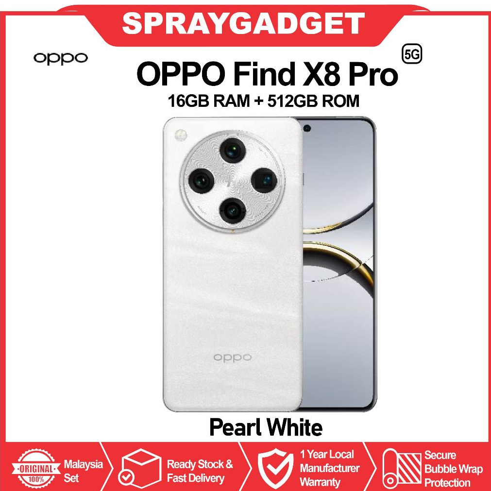 OPPO Find X8 Pro 5G / OPPO Find X8 5G (16+512GB)MTK 9400 | Hasselblad Portrait🎁OPPO Malaysia ...