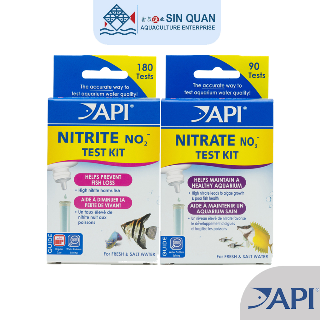 Api Nitrite No2 Test Kit Api Nitrate No3 Test Kit Shopee Malaysia
