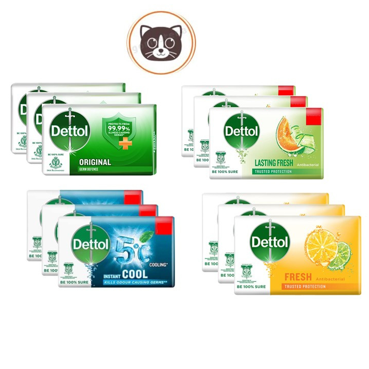 Dettol Bar Soap 100g (2+1) | Shopee Malaysia