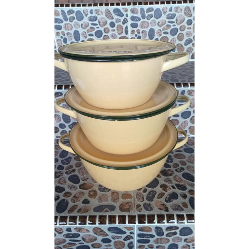 Periuk enamel ayan sapang pelbagai saiz | Shopee Malaysia