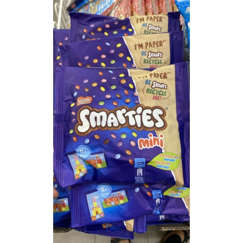 Smarties Minis 11's 158g pouch | Shopee Malaysia