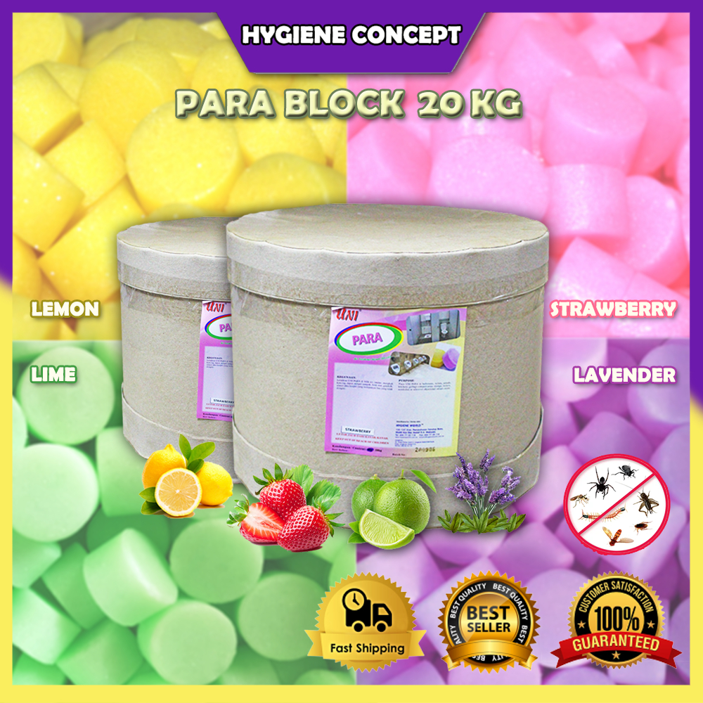 Ubat Gegat 20kg± / Blok Deodoran Para / Parablock / Para Deodorant ...