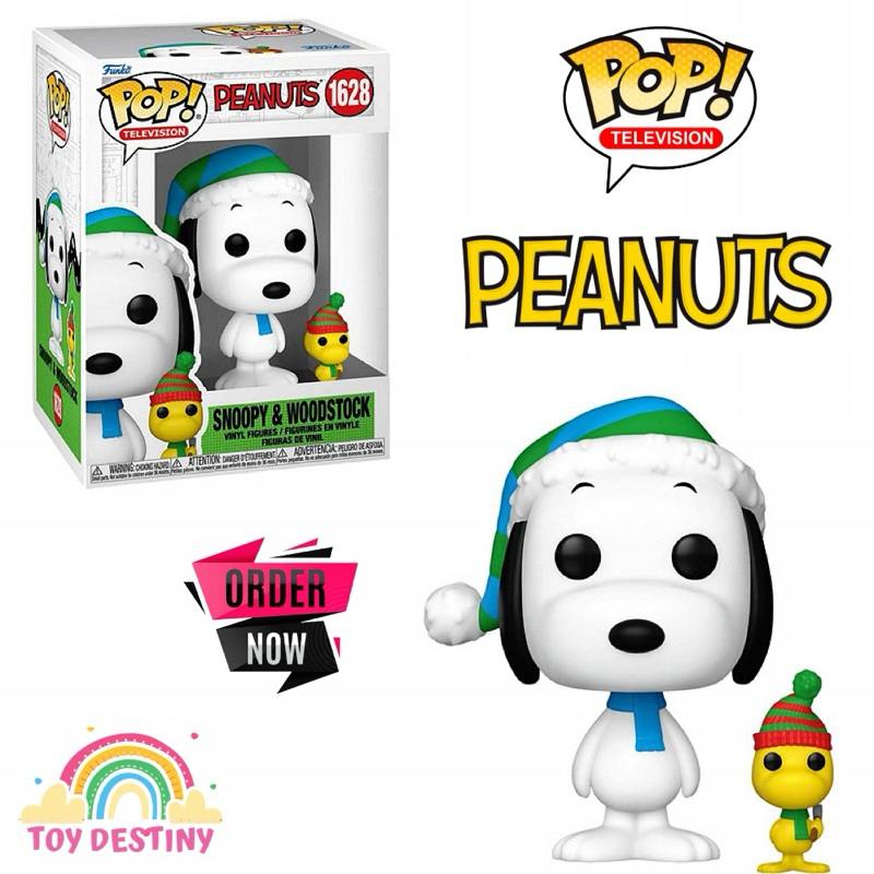 Funko Pop Television Peanuts Snoopy and Woodstock Number 1628 ...
