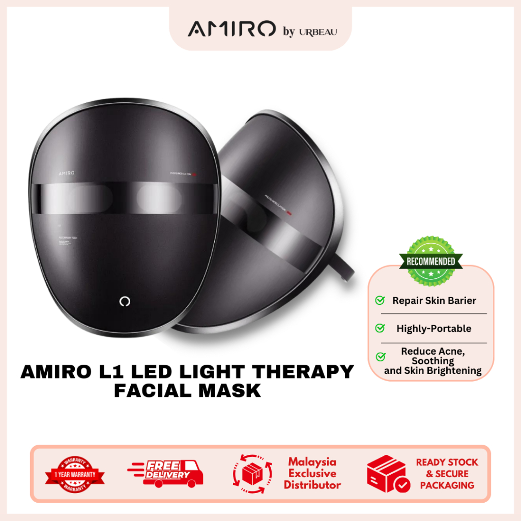 AMIRO L1 LED Light Therapy Facial Mask | Shopee Malaysia
