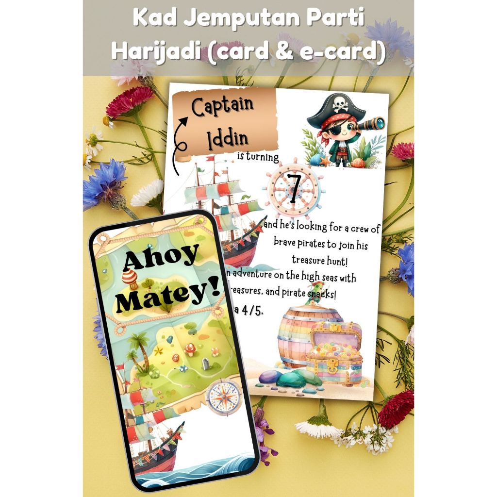 Kad&Kad Digital Majlis Harijadi.Birthday invitation card&e-card ...