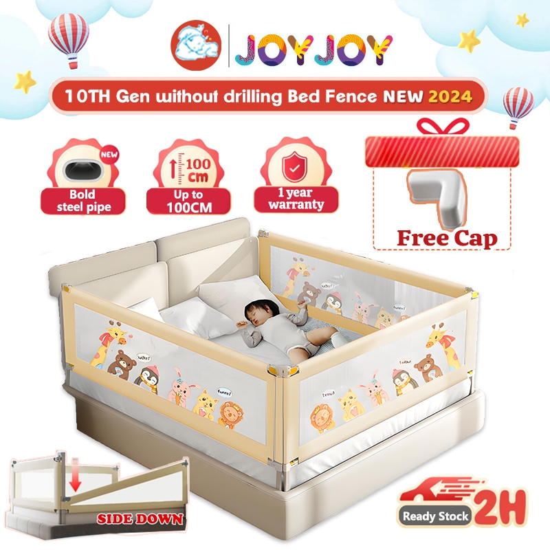 ️‍🔥3-Sided ️‍🔥Baby Bed Fence Baby FenceSafety Anti-fall Pagar Baby ...
