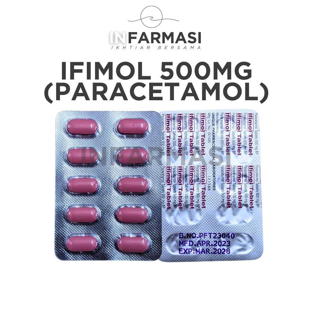 Ifimol Paracetamol 500mg 10’s (Strip) | Ubat Demam Dewasa | Obat ...