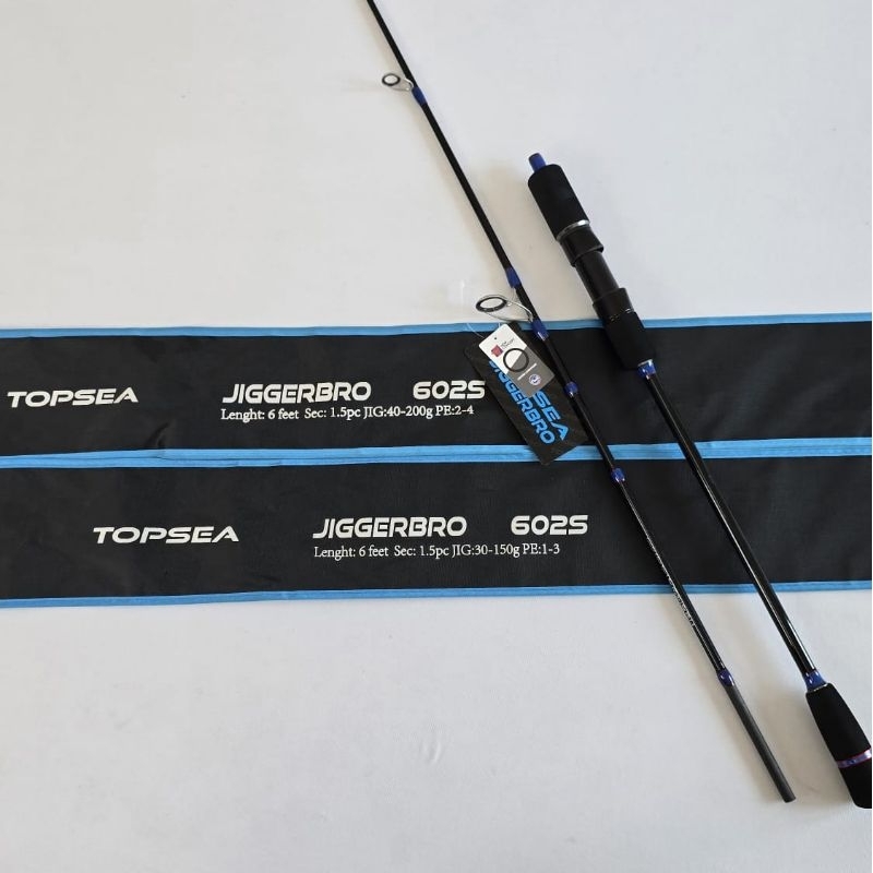 TOPSEA JIGGERBRO ROD SOLID CARBON FUJI GUIDE ROD PANCING JIGGING ...