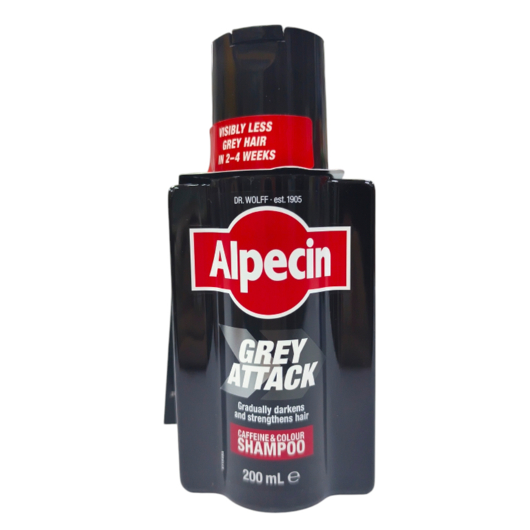 Alpecin Grey Attack Caffeine & Colour Shampoo 200ml - For Gray Hair ...