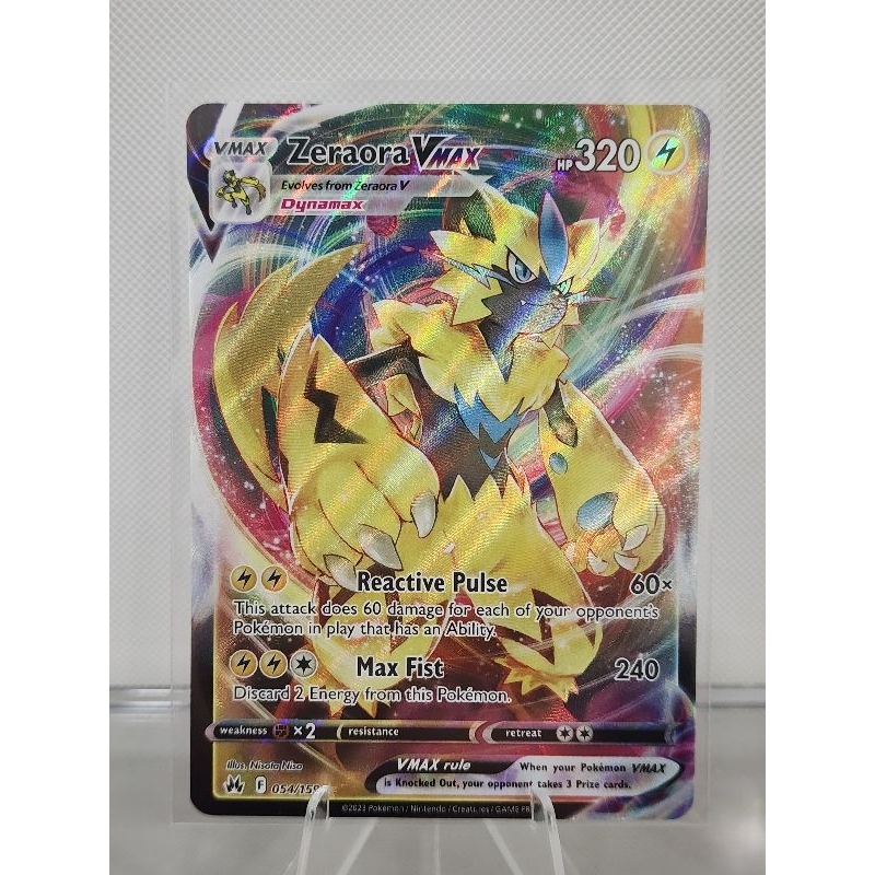 2022 Zeraora VMax Card (Rare Holo) | Shopee Malaysia