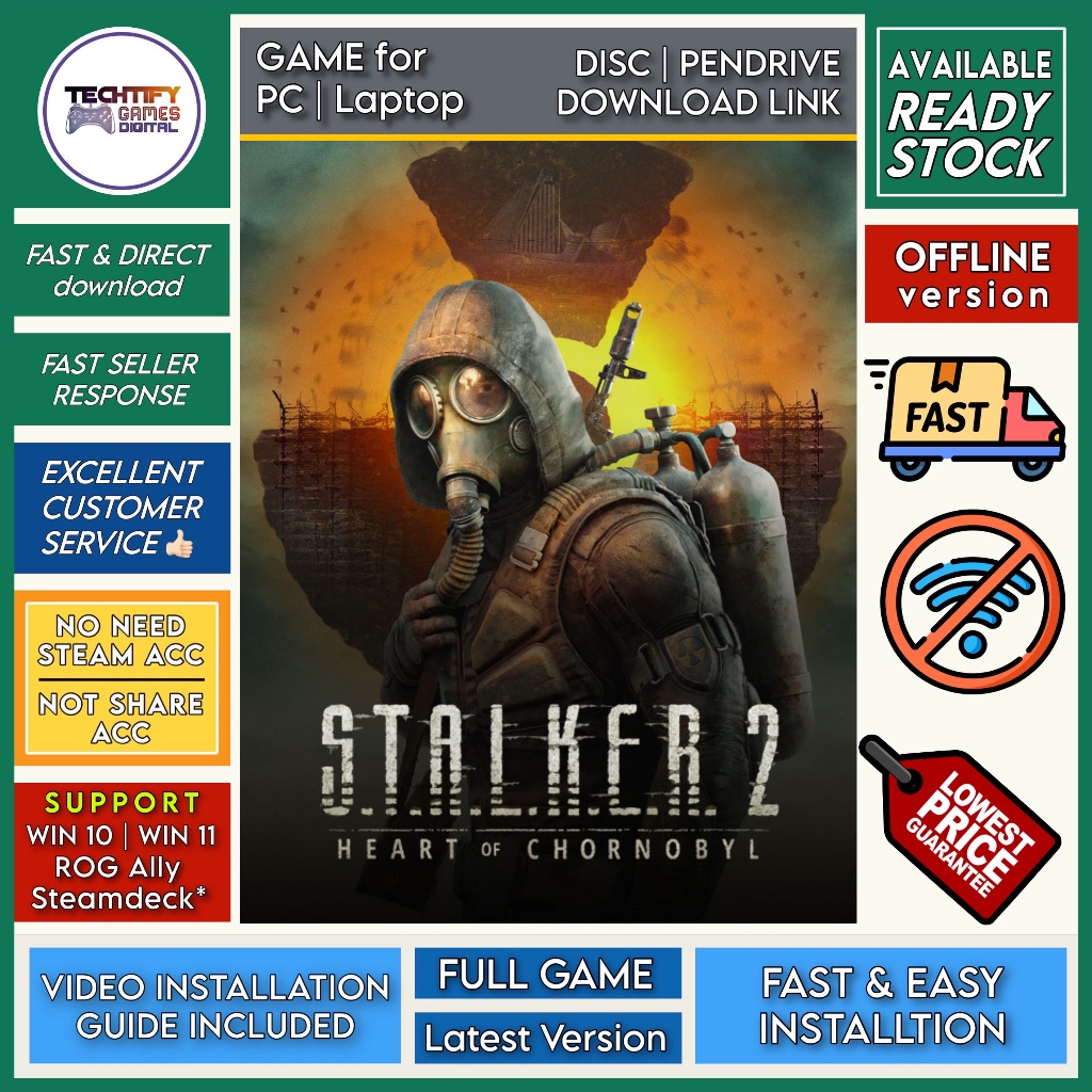 [PC Game] STALKER 2 Heart of Chornobyl - Offline [Disc | Pendrive ...