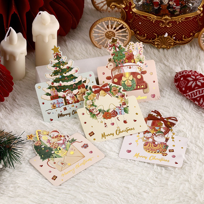 (Card 11) Christmas Greeting Card Cut Out Message Cards Kad Ucapan Hari ...
