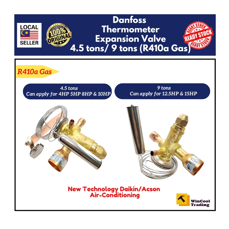 Danfoss Thermometer Expansion Valve / Thermostatic for 4.5 tons / 9 ...