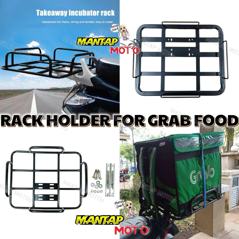Motorcycle Box Rack Food Delivery Bag Rack Grab Food Rack Panda Bag ...