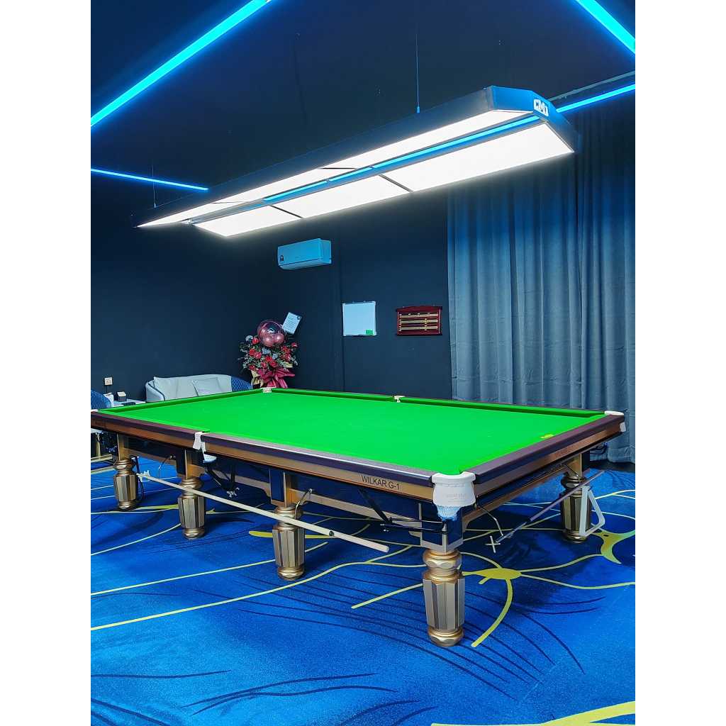 WILKAR Steel Block Snooker Table 12ft x 6ft - Stone II Billiard Table ...