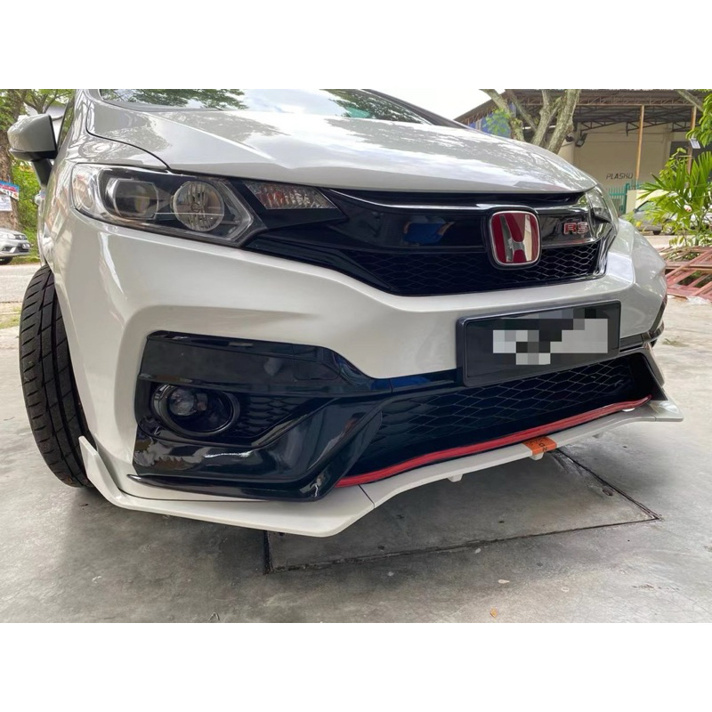 Honda jazz gk gk5 2014 - 2020 GKRS RS addon front lip skirt diffuser ...