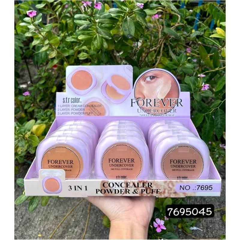 SFR COLOR COMPACT POWDER FOUNDATION FOREVER UNDERCOVER | Shopee Malaysia