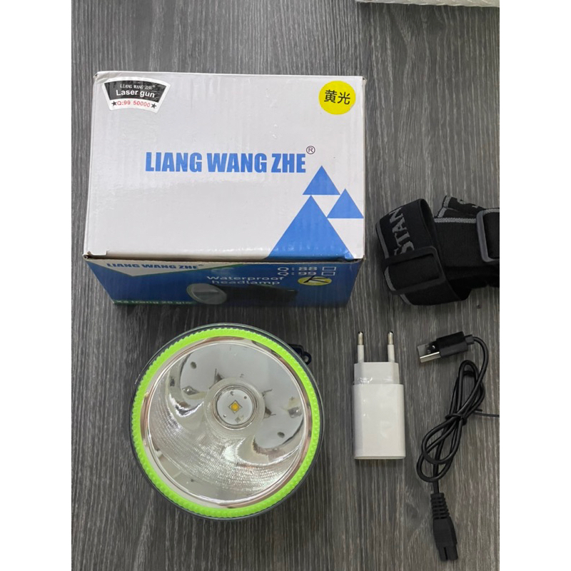 Usb Charged Laser Gun Led Headlamp Ringan 50000w Lampu Kepala | Shopee ...