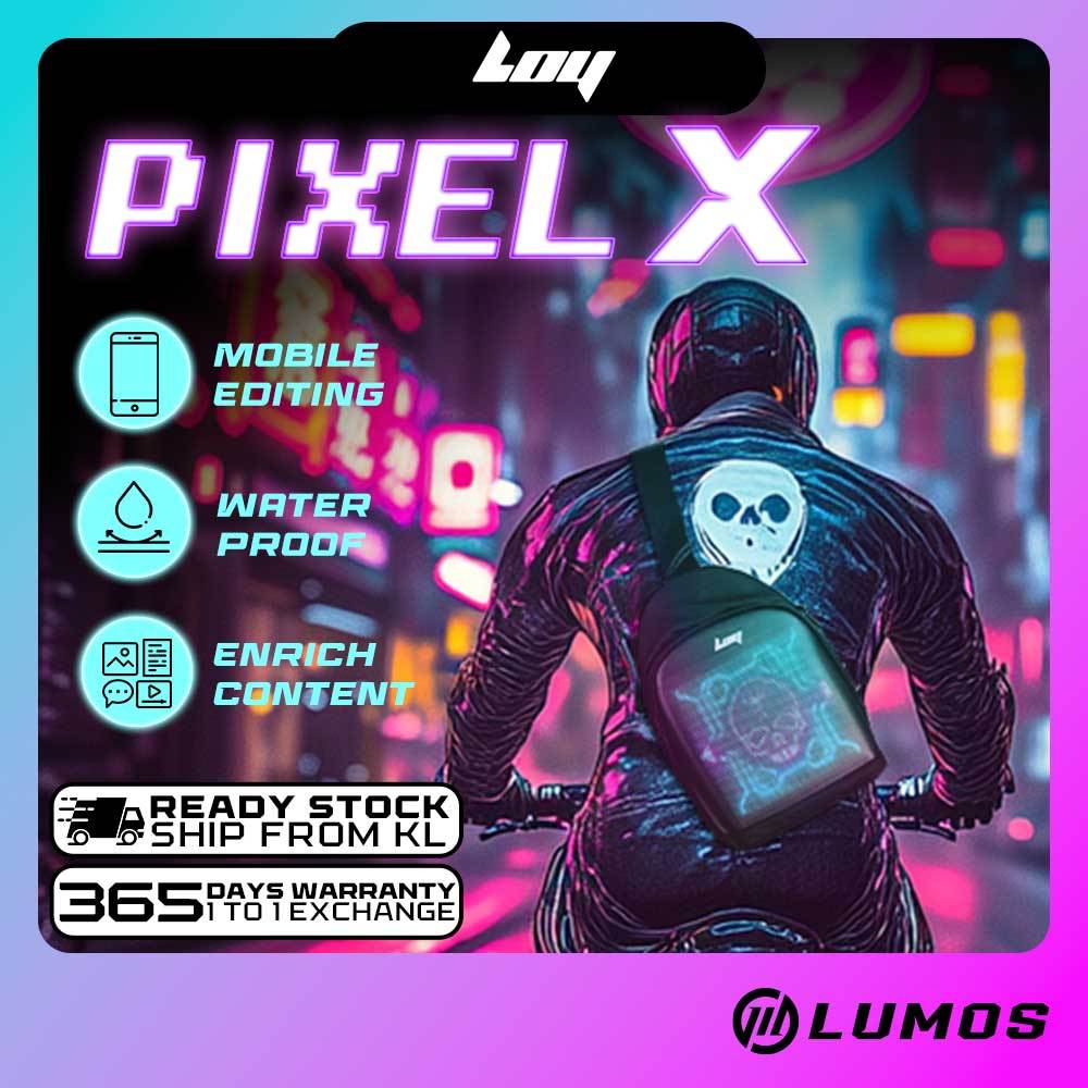 LOY Pixel X - Innovative Smart LED Sling Bag | Shopee Malaysia