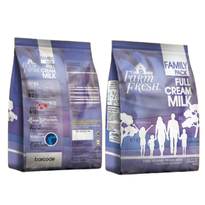 New!!! Fullcream Milk Farm Fresh Family Pack (Powder) 800g | Shopee ...