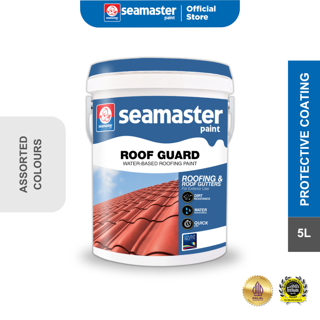 Seamaster Roof Guard Water Based Roofing Paint 8700 | Shopee Malaysia