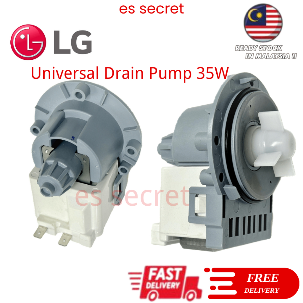 Universal Drain Pump 35W for Midea Haier Sharp Toshiba Front Loading ...