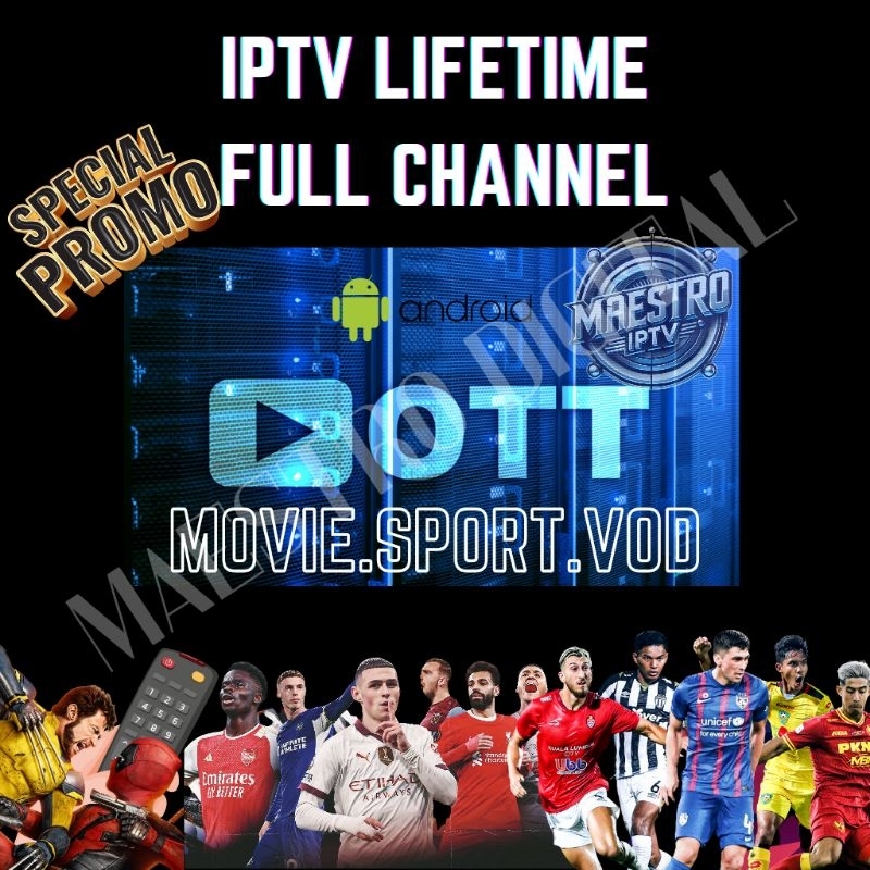 ott tv ott player ott navigator playlist full chnnel lifetime | Shopee ...