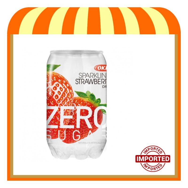 OKF SPARKLING ZERO SUGAR STRAWBERRY 350ML | Shopee Malaysia