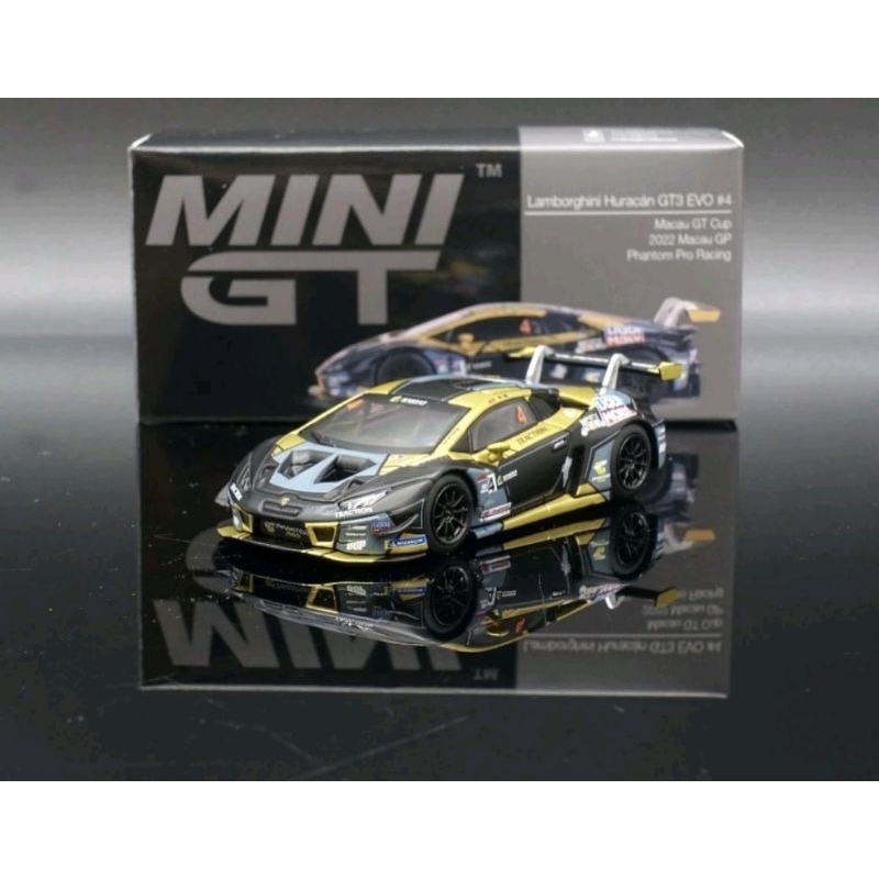 Mini GT 1:64 #645 Lamborghini Huracan GT3 EVO #4 Macau GT Cup 2022 ...
