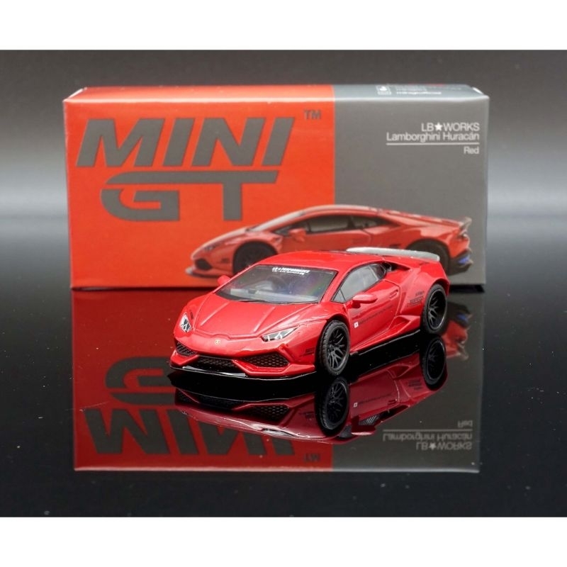 Mini GT 1:64 #375 LB WORKS Lamborghini Huracan Red (Standard Box ...