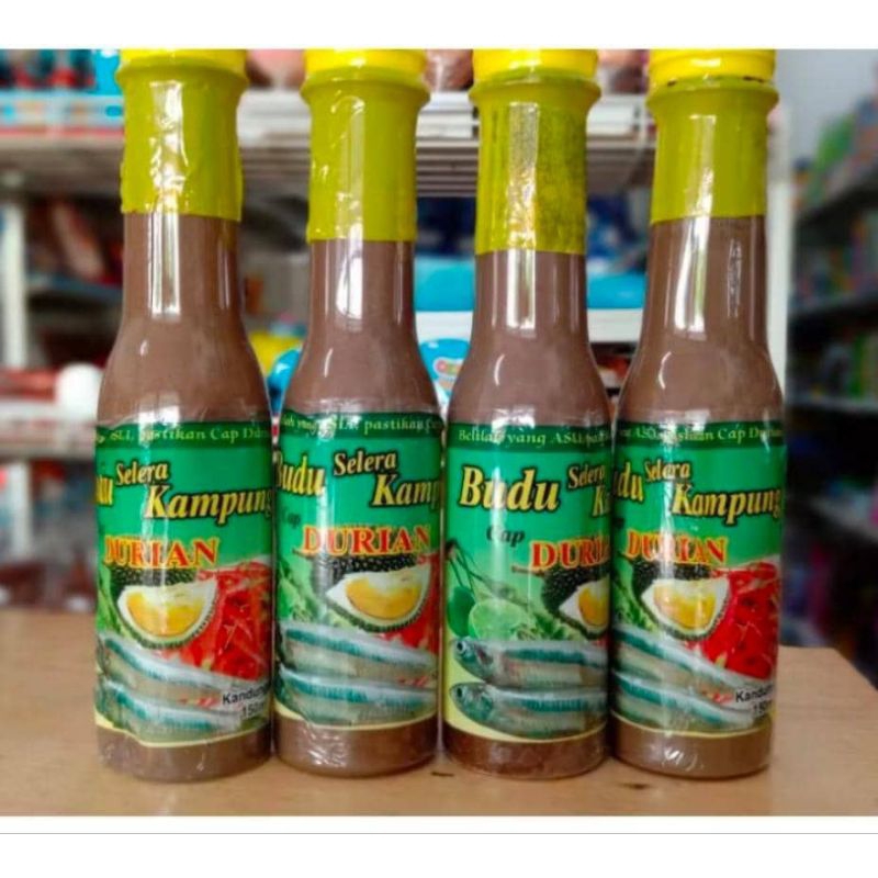 💥 12 BOTOL/ BUDU SELERA KAMPUNG CAP DURIAN 💥 | Shopee Malaysia