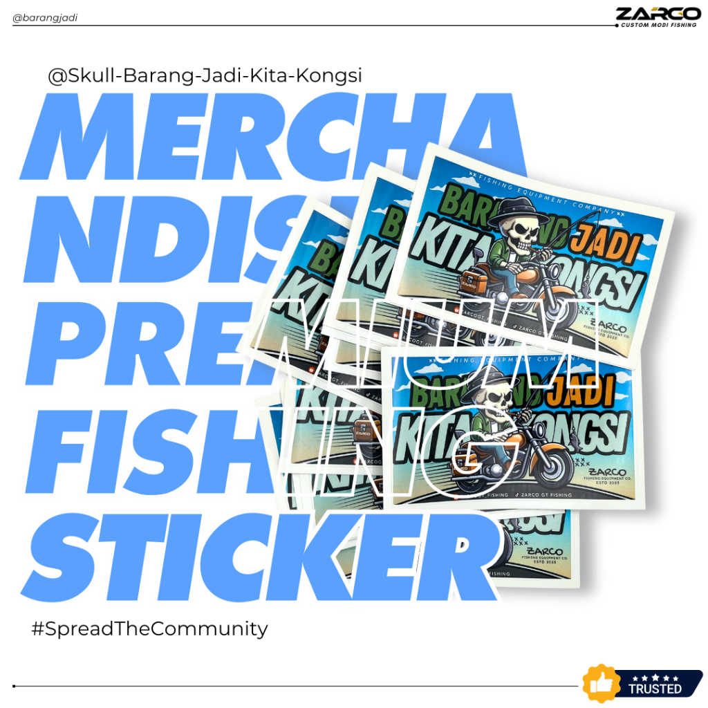 STICKER MERCHANDISE [PREMIUM] Skull-Barang-Jadi-Kita-Kongsi Limited ...