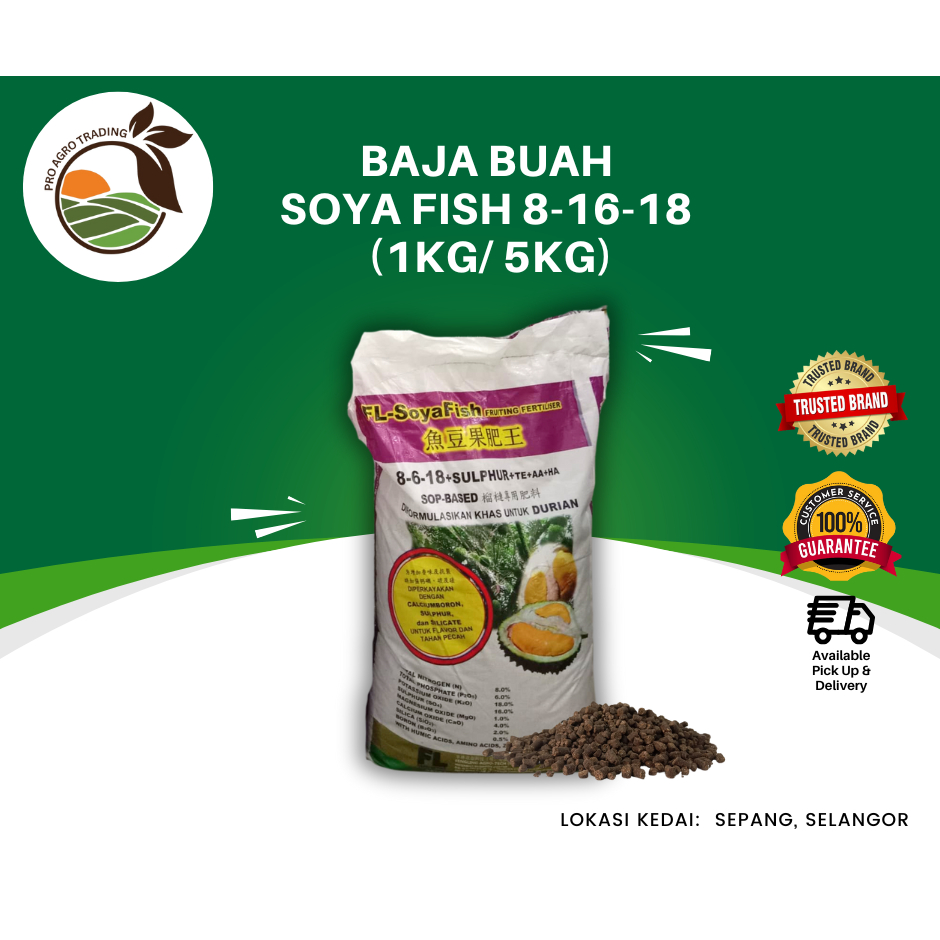 SOYA FISH 8-6-18 - Baja Buah Pokok Durian dan Buah-Buahan (1Kg/5Kg ...